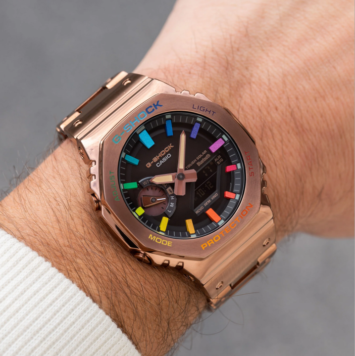 JAM TANGAN ANALOG-DIGITAL CASIOG-SHOCK AUTO LIGHT TMJ GM-B2100 CUSTOM ...