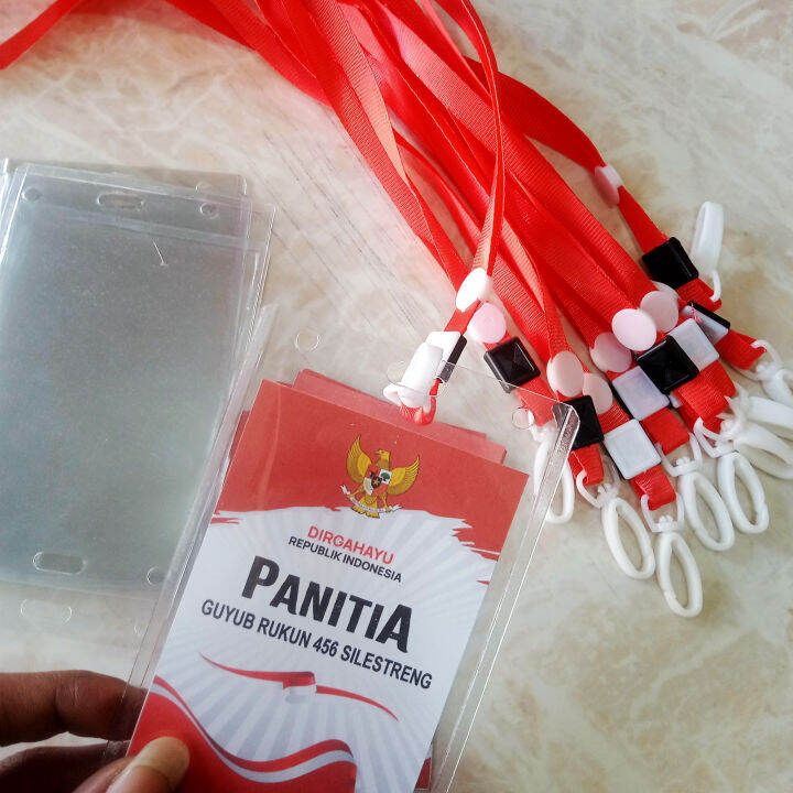 ID CARD ISI 10 SET B2 / B3 / B4 / COCARD / NAME TAG MIKA PANITIA ...