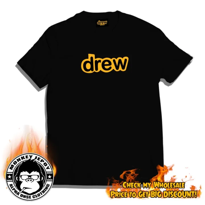 Drew Letter Uni Fashion Design 100 cotton | Lazada.co.th