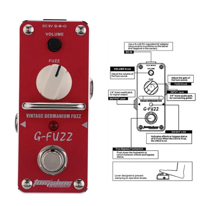 WDBEST G-FUZZ กีต้าร์เหยียบวินเทจเจอร์เมเนียม Fuzz ผลเหยียบ | Lazada.co.th