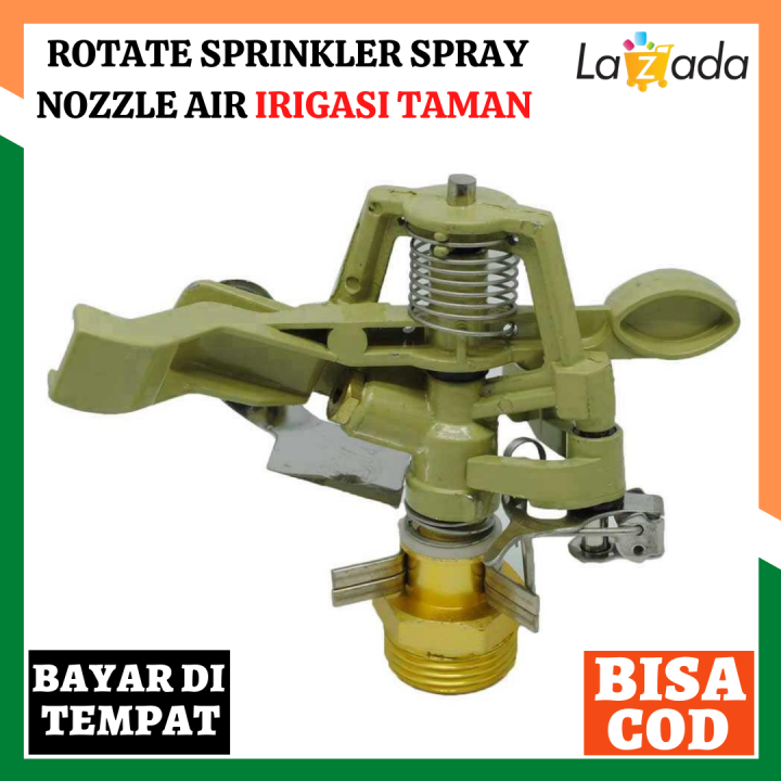 ROTATE SPRINKLER SPRAY NOZZLE AIR IRIGASI TAMAN / SPRINKLER PERTANIAN ...
