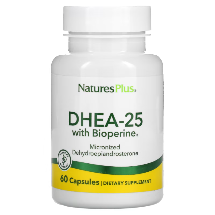 NaturesPlus, DHEA-25 with Bioperine, 60 Capsules | Lazada PH