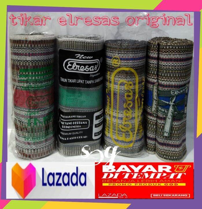 Tikar Lipat serba guna / tikar picnik / size ± 3 x 2 L4 Merek ELRESAS ...