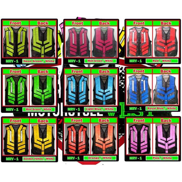 MOTOR VEST REFLECTORIZED VEST VEST | Lazada PH