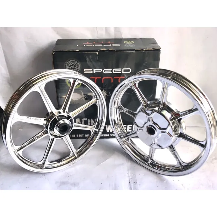 8 SPOKES mags MIO SPORTY AMORE SOLUTY SOUL I 115 CHROME | Lazada PH