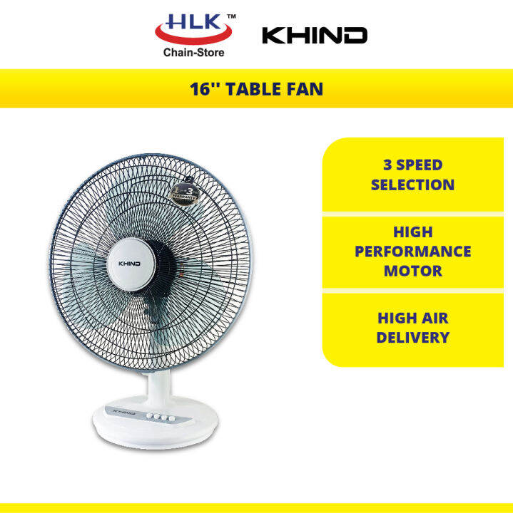 KHIND 16'' Table Fan TF168SE | Lazada