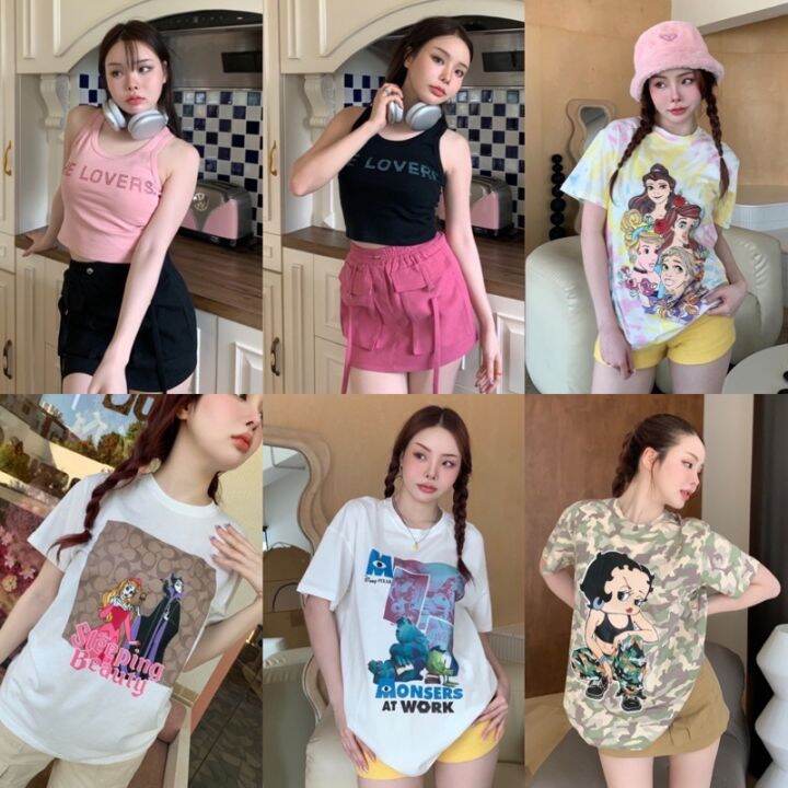♗♘ เสื้อยืด VALEN BASIC STORE🏷 เสื้อยืดการ์ตูน รวมแบบหลายลาย มีให้เลือกหลายแบบค่ะ | Lazada.co.th
