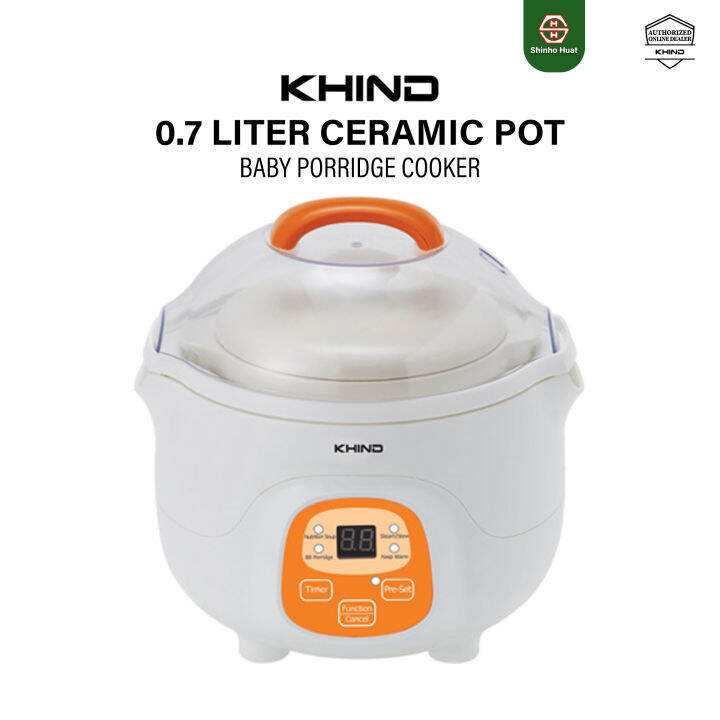 Khind Baby Porridge Cooker Soup Cooker Chawanmushi Cooker Steamer ...