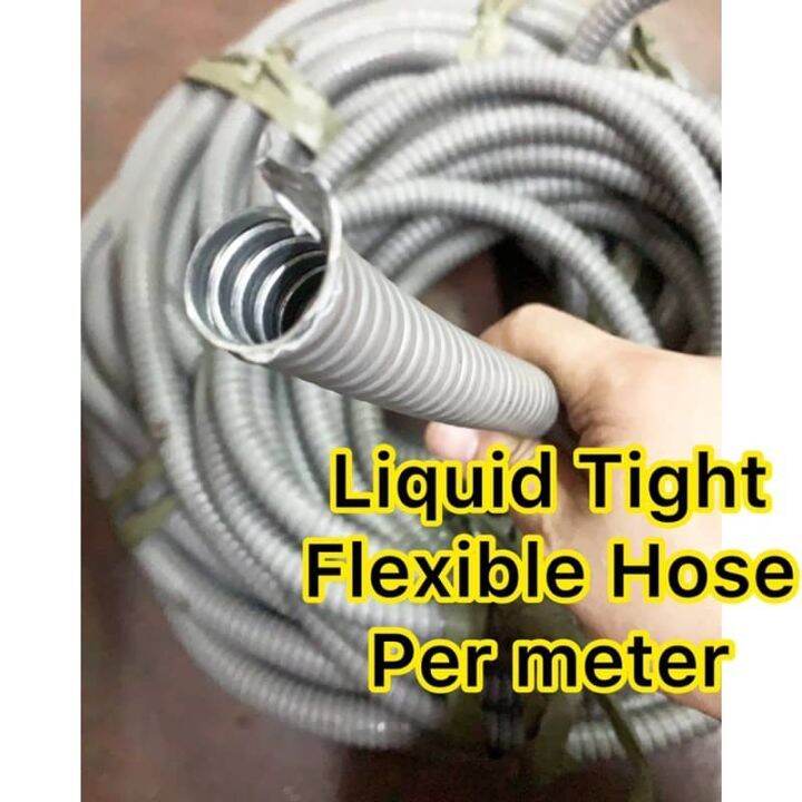 Liquid Tight Flexible Hose per meter 1/2 , 3/4 , 1” | Lazada PH