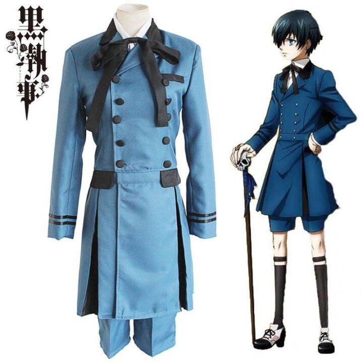 Black Butler Ciel Phantomhive Cosplay Costume Full Set Halloween ...