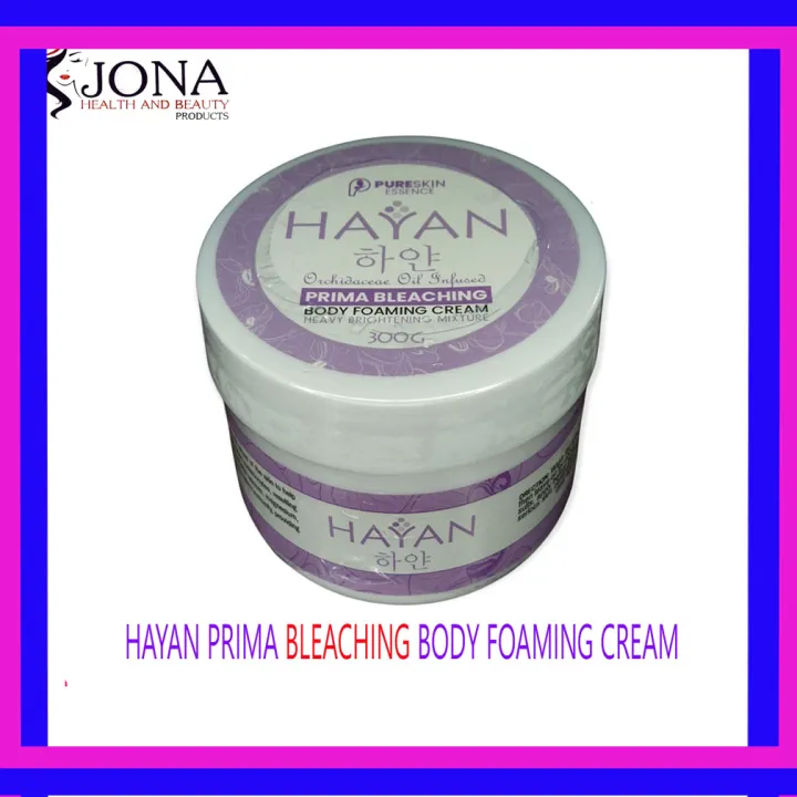 PureSkin Essence Hayan Prima Bleaching Body Foaming Cream | Lazada PH