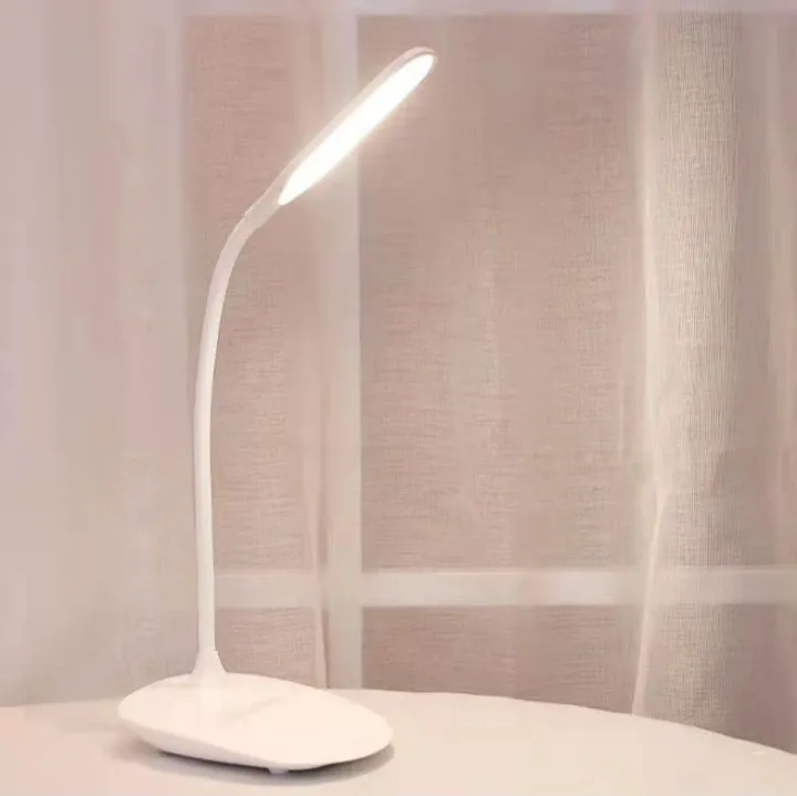 TC Table Lamp LED Stand Desk Lamp Rechargeable 3 Levels Brightness ...