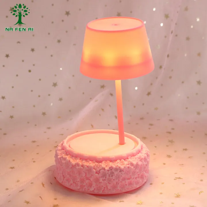 NA FEN AI Led เพลงน่ารักขนาดเล็กโคมไฟโต๊ะข้างเตียงไฟตอนกลางคืนสำหรับ ...