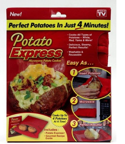 Microwave Oven Potato Cooker Bag Baked Potato Microwave Cooking Potato ...