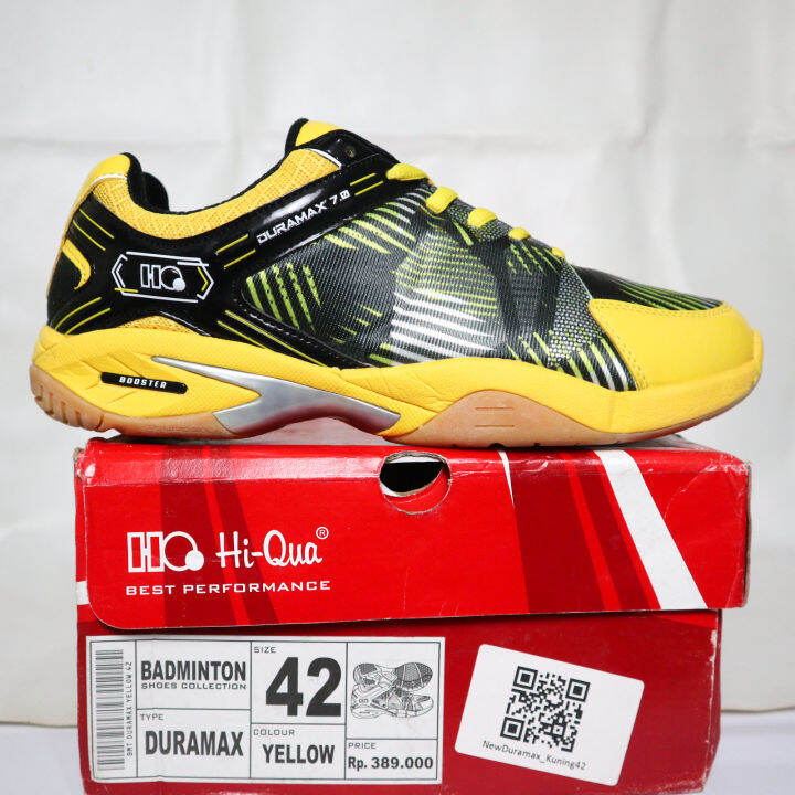 Hi-Qua Duramax Badminton Shoes Sepatu Badminton Unisex Original ...
