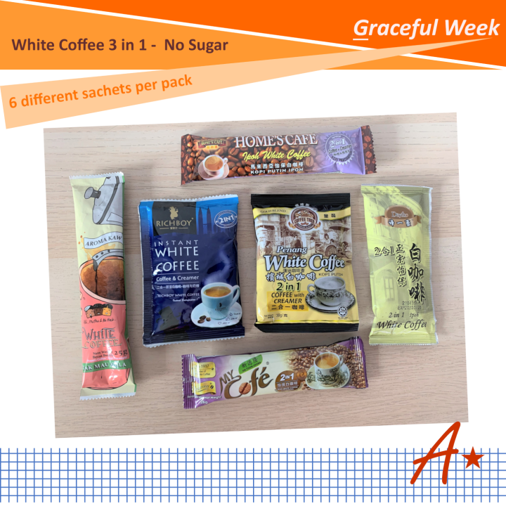 Graceful Week White Coffee No Sugar (Ali,Muthu & Ah Hock; CoffeeTree ...