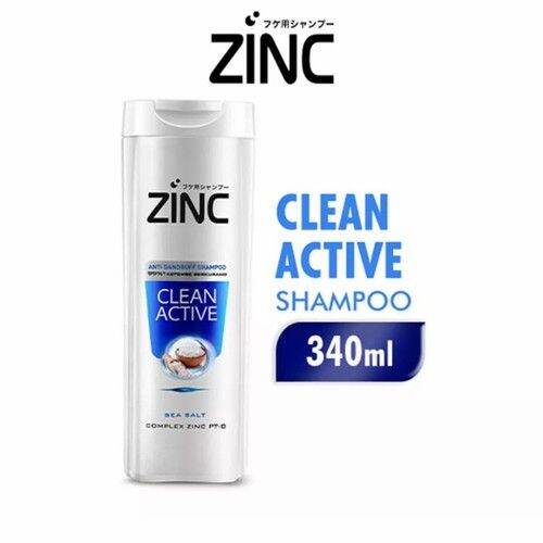 ZINC Shampoo Clean Active 340 ml | Lazada Indonesia