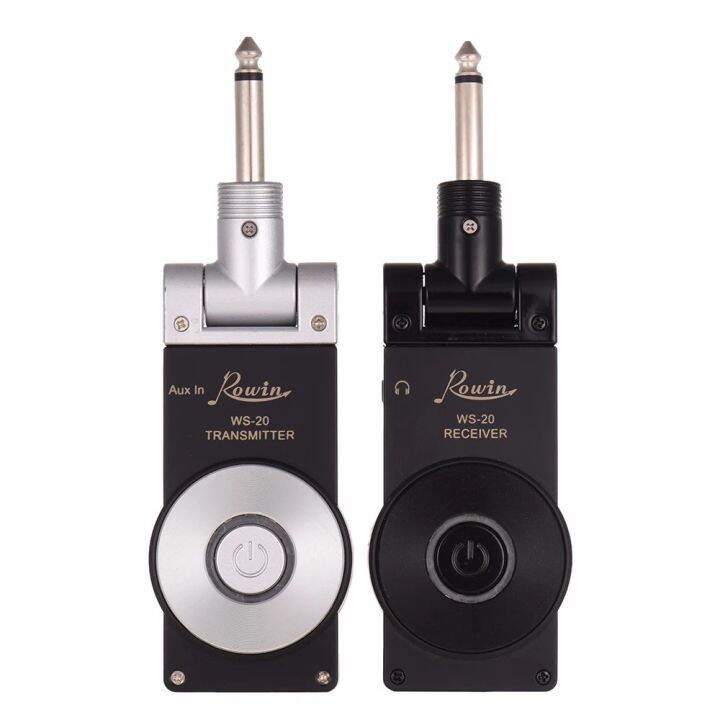 Rowin WS-20 2.4G Wireless Rechargeable Electric Guitar Transmitter ...