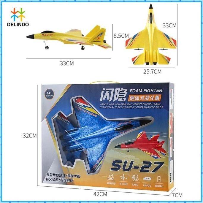 Mainan Pesawat Terbang Remote Control LED Pesawat mainan airplane toy ...