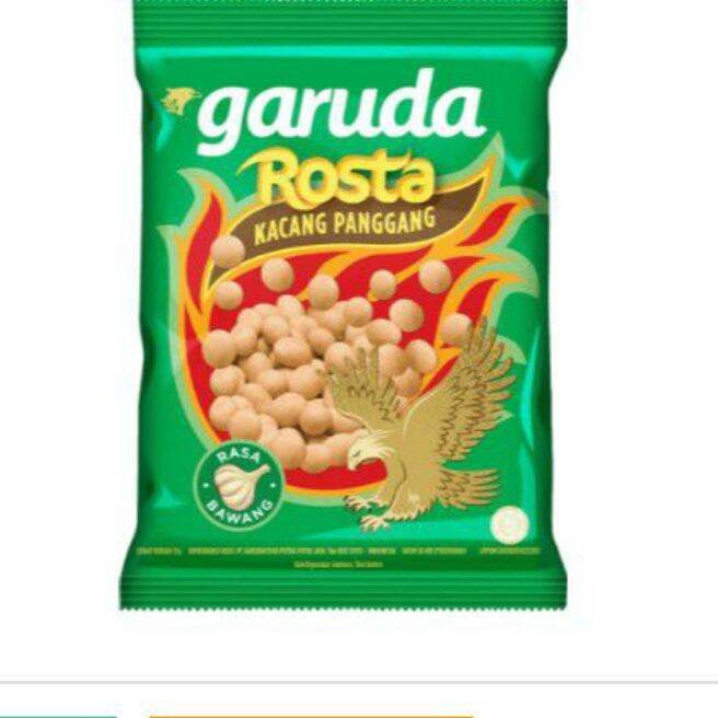 Garuda Rosta Kacang Oven Rasa Bawang 20gr (10pcs/renceng) | Lazada ...
