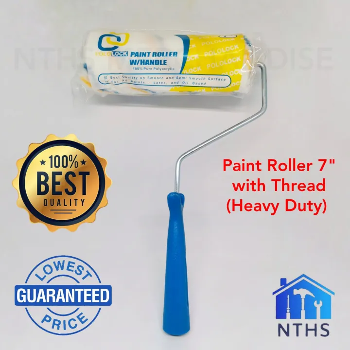 [HEAVY DUTY] Paint Roller with Handle 7 inches 9 inches | Lazada PH