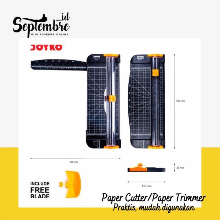 Joyko Paper Cutter Pemotong Kertas Model Slide Paper Trimmer | Lazada ...