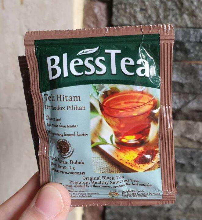 Blesstea Sachet - Teh Hitam - Teh Herbal 100 % Original - Ecer | Lazada ...