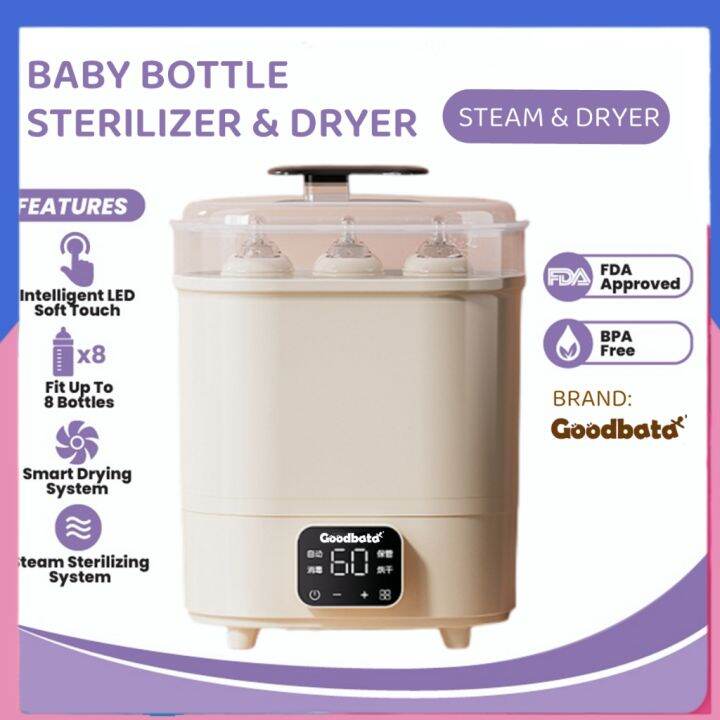 Goodbata Brand Intelligent Steam Sterilizer & Dryer Baby Bottle ...