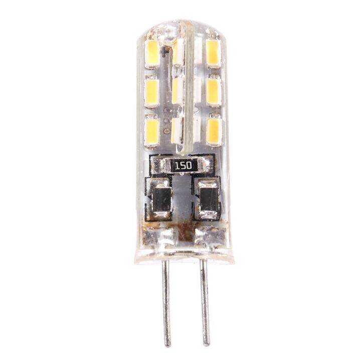 G4 LED Spot light Bulb Lamp 1.5W 24 SMD 3014 Warm White 12V DC | Lazada ...
