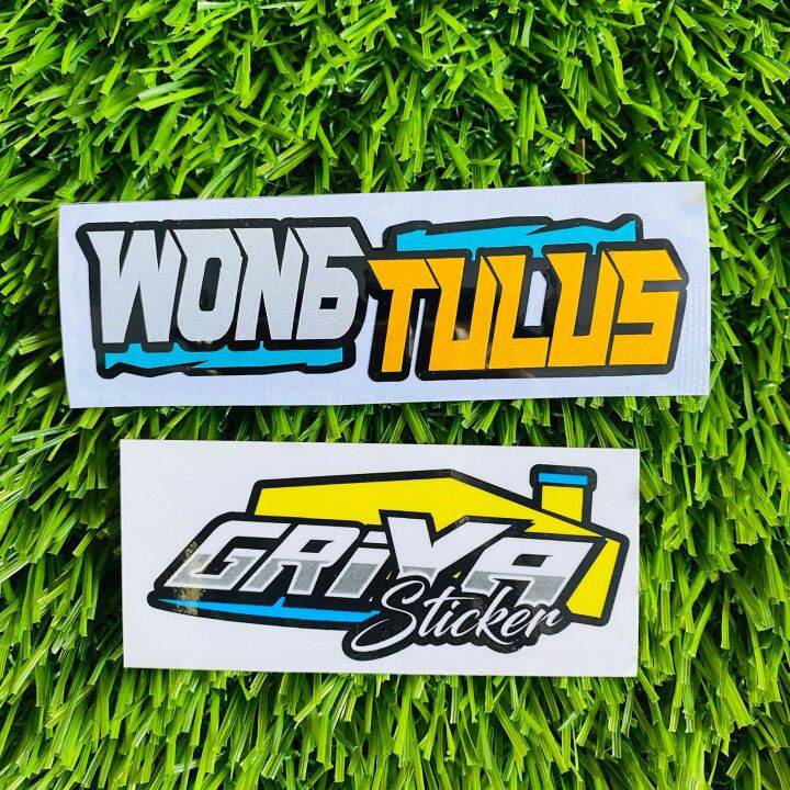 stiker WONG TULUS sticker cutting wong tulus viral | Lazada Indonesia