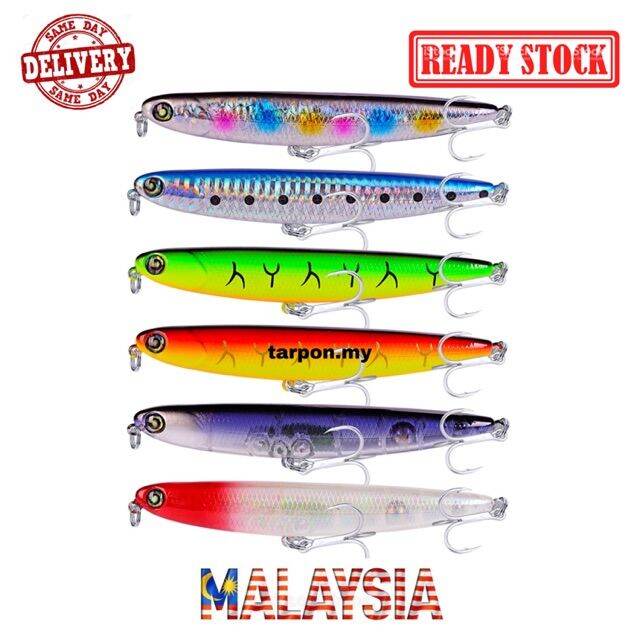 (🇲🇾) Killer Pencil 11cm 14gm for Toman Giant Snakehead lure gewang same ...