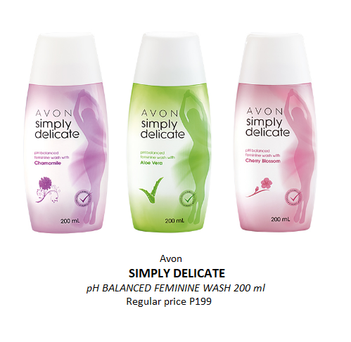 Avon SIMPLY DELICATE pH balanced FEMININE WASH 200ml | Lazada PH