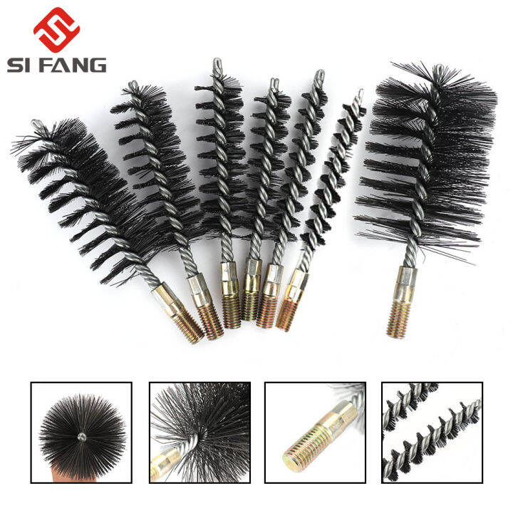 SI FANG Thread Wire Brush Metal Handle 18/22/25/32/40/50/65/75mm Brush ...