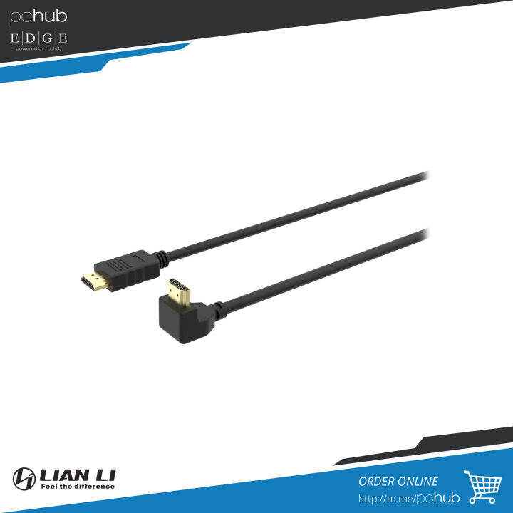 Lian Li SSUPD HDMI to HDMI Cable, 2 meters, 90 degree, pn: SSU-ACC-HDMI ...