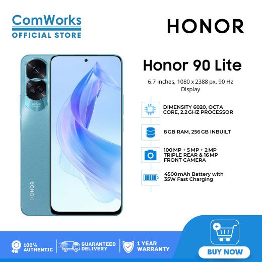 Comworks Official Store | Honor 90 Lite 8GB 256GB | 6.7 inches | Lazada PH