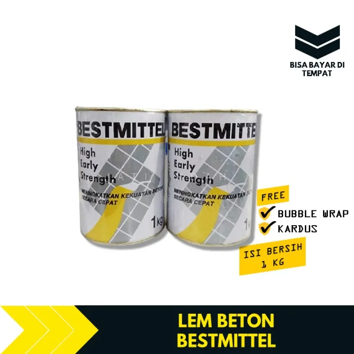Pengeras Cor Beton Lem Beton Mix Cairan Pengeras Beton BESTMITTEL 1 Kg ...