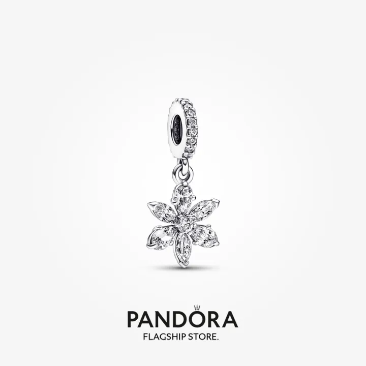 PANDORA Sparkling Herbarium Cluster Dangle Charm | Lazada