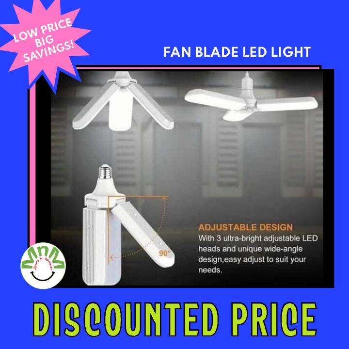 [MnM] Fan Blade LED Bulb 45w | Lazada PH