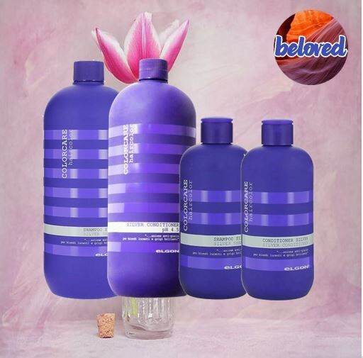 Elgon Colorcare Silver Shampoo/Conditioner 300/1000 ml แชมพู ครีมนวดผม ...