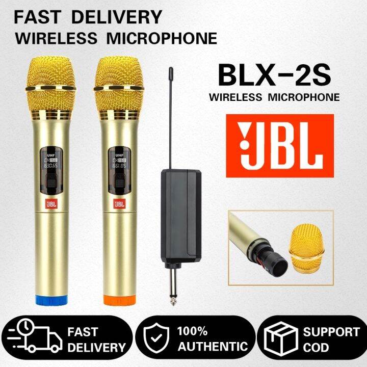 JBL/Shure Wireless Microphone For Videoke Bluetooth Speaker Original ...