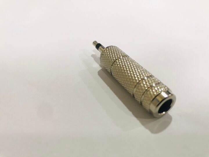 Microphone Reducer 6.35mm to 3.5mm PL 6.35mm mono Female to 3.5mm mono ...
