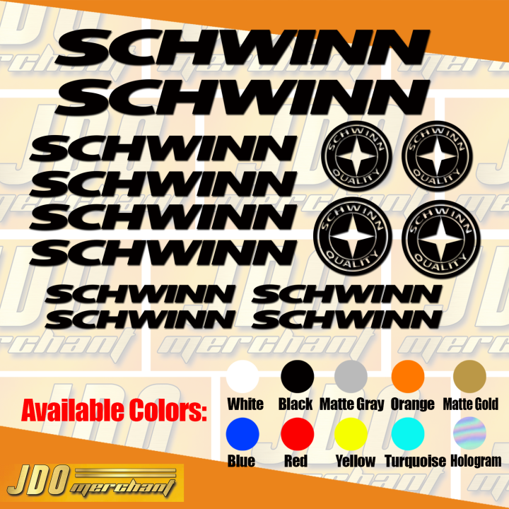 Schwinn Bike Sticker Vinyl Decals | Lazada PH