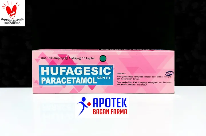 HUFAGESIC PARACETAMOL 500 MG ( 1 BOX = 10 STRIP ) | Lazada Indonesia