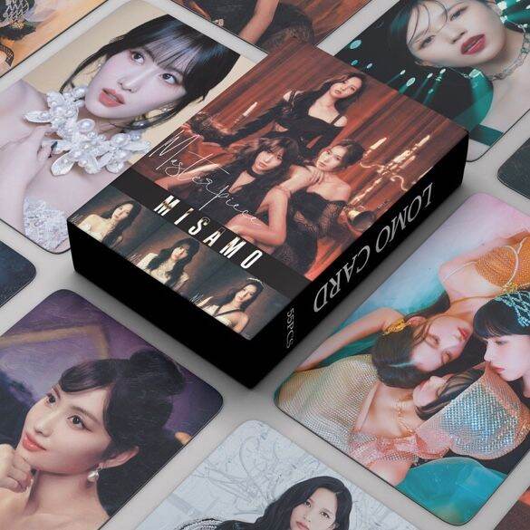 55pcs/box TWICE MISAMO Album Masterpiece Photocards Sana Momo Mina Lomo Cards Kpop Postcards ...