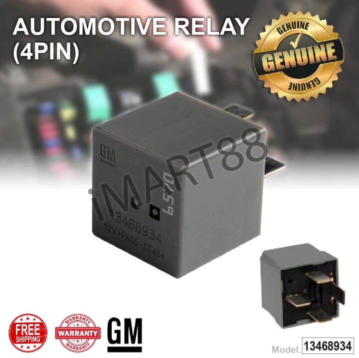 Original GM Genuine Power Relay 13468934 Multi-Purpose Automotive High ...