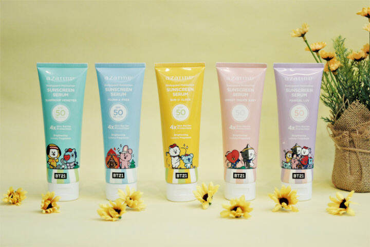 Azarine x BT21 Body Guard Moisturizer Sunscreen Serum SPF 50 PA ...