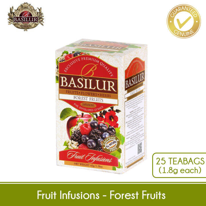 BASILUR TEA "Fruit Infusions" Forest Fruit (1.8g x 25En) - 71400 ...