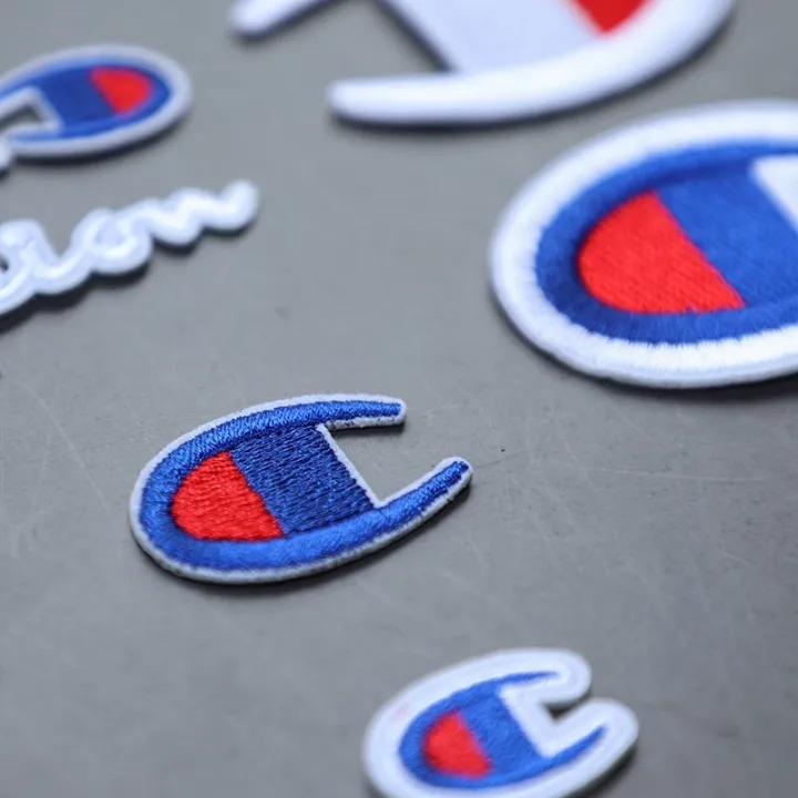 Champion embroidery cloth patch size patch patch Champion brand logo ...