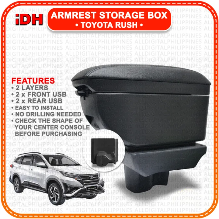 TOYOTA RUSH 2018 - 2021 ARMREST PREMIUM CONSOLE BOX | ASB [Car ...