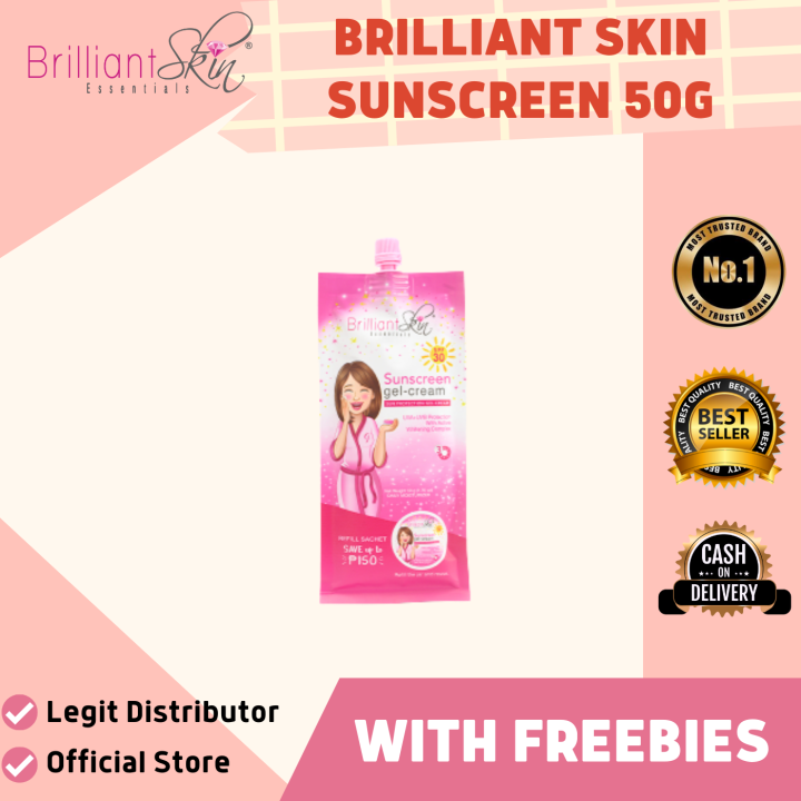 BRILLIANT SKIN SUNSCREEN GEL-CREAM SPF 50 50G | Lazada PH